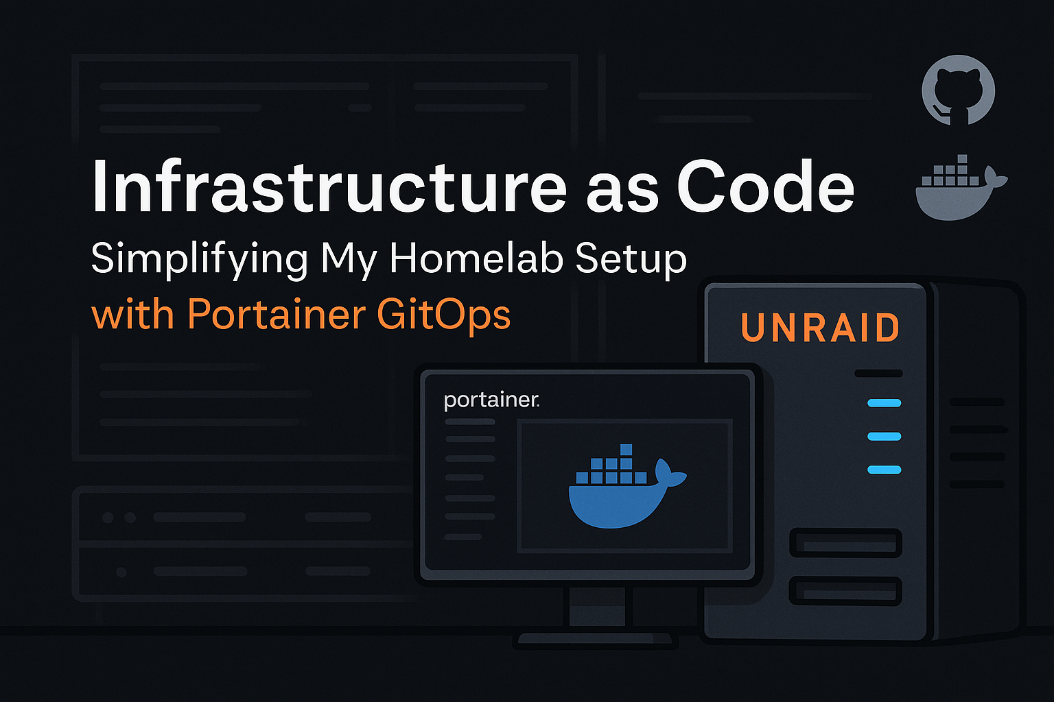 Infrastructure as Code - Simplifying My Homelab Setup with Portainer GitOps - Rick van Lieshout ...